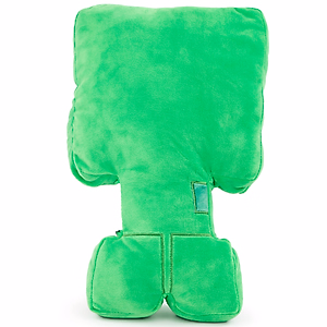 Jay Franco Minecraft Plush Stuffed Creeper Pillow Buddy - Super Soft Polyester Microfiber, Measures 16 inches x 8 inches