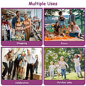 YASYU Folding Shopping Bag With Wheels, Purple Flower, Unisex Adult, Utility Cart Wagon