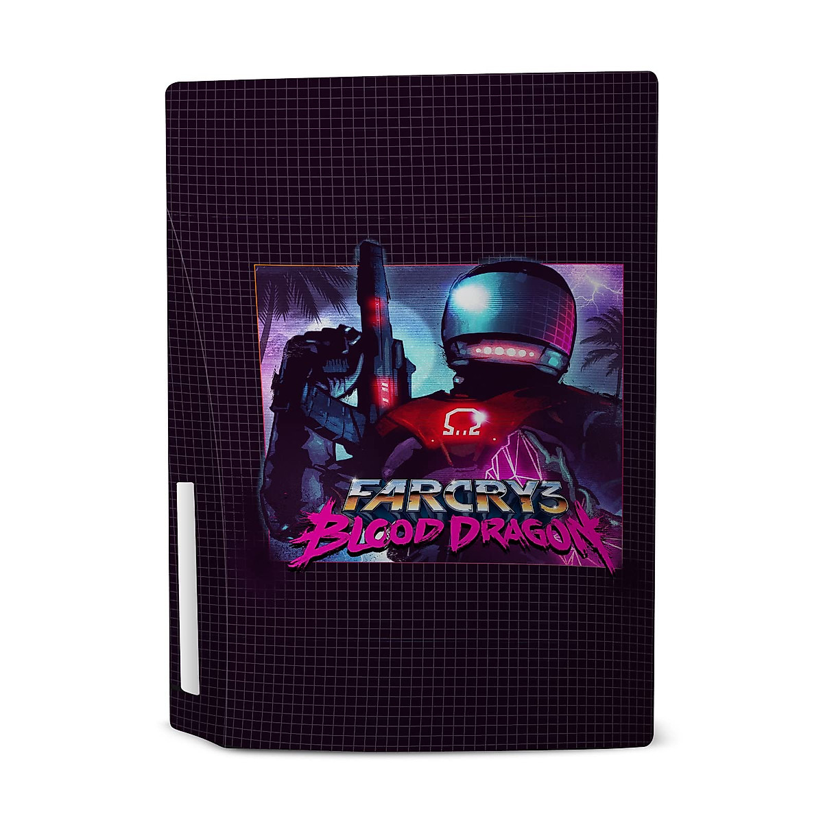 Head Case Designs Officially Licensed Far Cry 3 Blood Dragon Key Art Omega Vinyl Faceplate Sticker Gaming Skin Decal Compatible With Sony PlayStation 5 PS5 Disc Edition Console & DualSense Controller