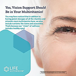 Life Extension Two-Per-Day Multivitamin - A Healthy Dose of Vitamins & Minerals – Gluten-Free – Non-GMO – 60 Capsules