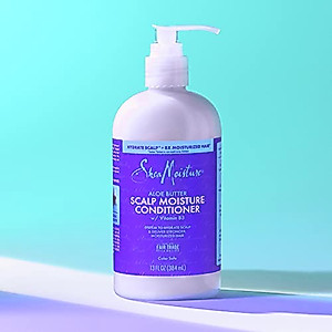 SheaMoisture Scalp Moisture Conditioner Aloe Butter & Vitamin B3 Hair Care With A Boost Of Hydration To Hydrate Scalp + Moisturized Hair 13oz