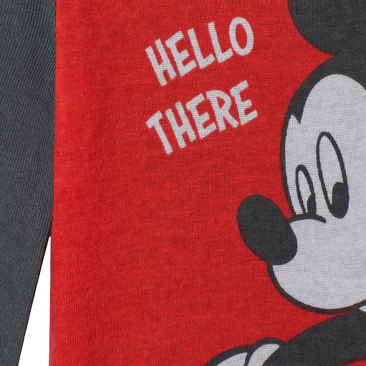 Disney Baby Boys' Mickey Mouse 4-Piece Snug Fit Cotton Pajamas (as1, age, 24_months, Hello There)