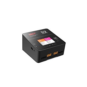 ISDT D2 Mark 2 LiPo Battery Balance Charger Duo Discharger Dual 200W 12A2 AC Dual Channel Output 1-6S Li-ion Life NiCd NiMH LiHV PB Smart Battery