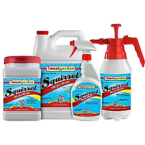 I Must Garden Squirrel Repellent: Protects Vehicles, Plants, Decking, & Furniture – Works on Chipmunks – 1 Gallon Ready to Use Refill