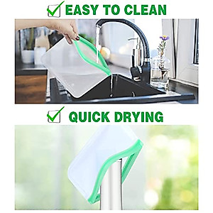 10 Pack Reusable Storage Bags, Reusable Sandwich Bags, Reusable Snack Bags, Leakproof Silicone Freezer Bags, Free Plastic BPA Free Lunch Bag for Meat Fruit Veggies (10 Pack-2 Gallon 4 Sandwich 4 Snack)