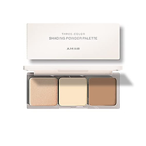 AMIIR 3 IN 1 Face Bronzer Blush Highlighter Contour Powder Makeup Palette Sculpt Contouring Kit, Highlighter