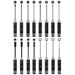 Rc Tool Kit Hex Screw Driver Repair Set for RC Car Boat Multirotors Electrical Equipment Models