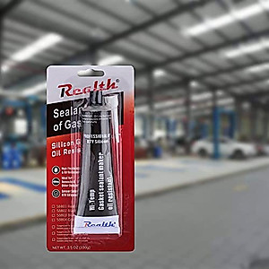 Silicone Gasket Maker 1 Pack High Temperature RTV 3.53 Oz Ultra Black Oil Resistance Sealant High Strength Flange Sealing for Automotive Motorbike Machine Equipment Repairing(SG119)