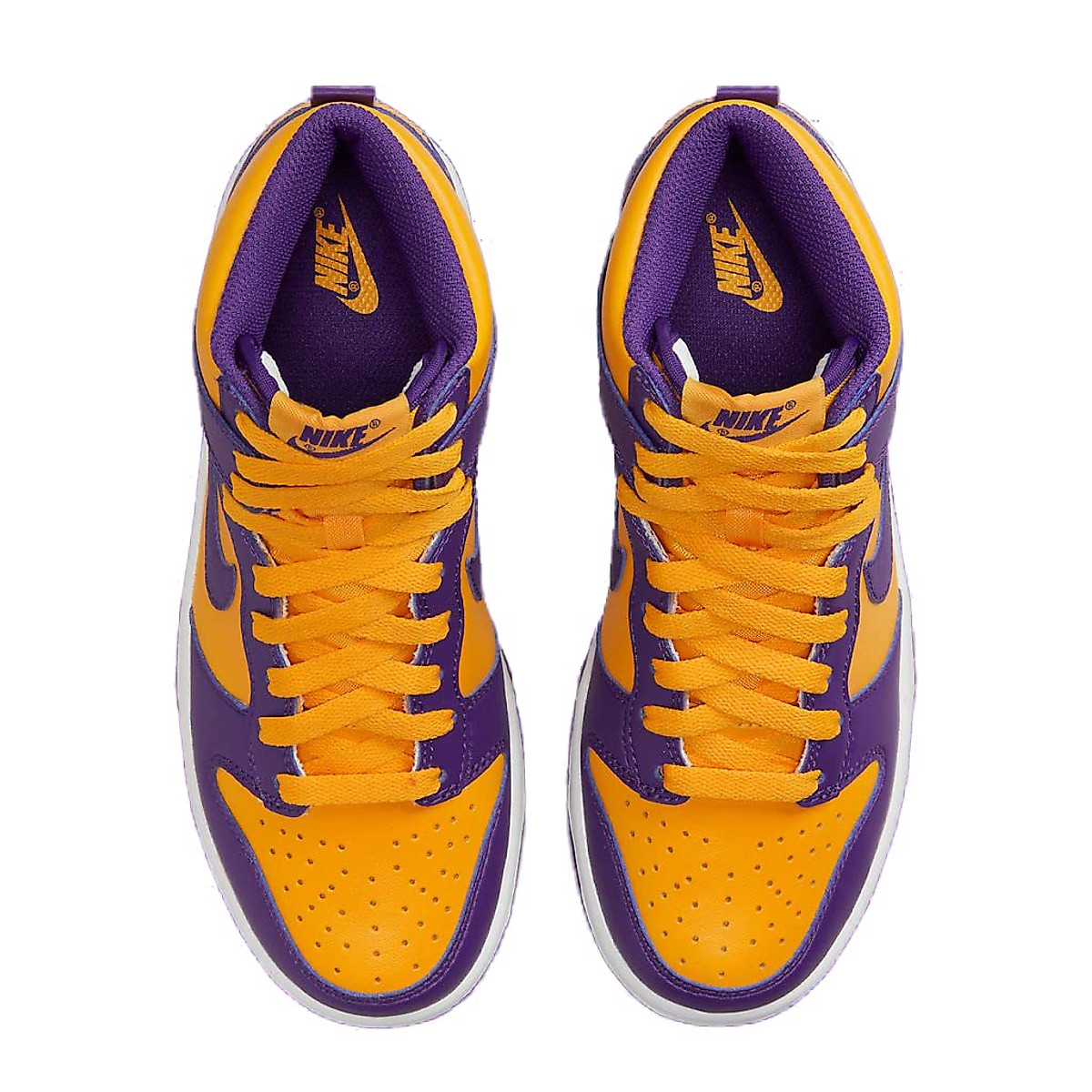Nike Youth Dunk High GS DZ4454 500 Lakers - Size 6.5Y