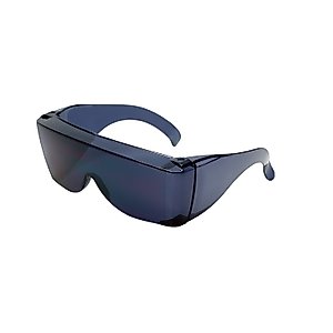 Calabria 3000 Fit Over Safety Glasses Fitover Prescription Eyewear Smoke Grey Men Women Wraparound Tinted Anti Scratch Glare