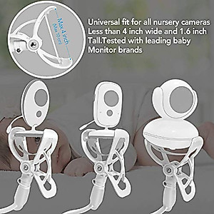 BOAVISION Baby Monitor, Baby Camera Mount,Universal Holder and Shelf,360 Flexible Adjustable Stand,Compatible with Most Nanny Camera,Infant Camera,WiFi IP Camera