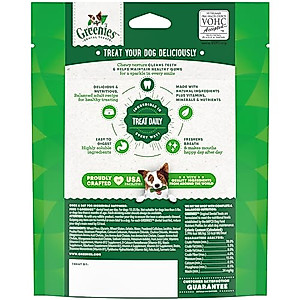 Greenies Original Petite Natural Dental Care Dog Treats, 6 oz. Pack (10 Treats)