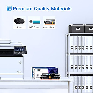 LxTek Compatible Toner Cartridge Replacement for Canon 131 131H to compatible with Laserjet CP1525nw CM1312nfi ImageClass MF624Cw MF8280Cw MF628Cw LBP7110Cw Printer (Black, 1 Pack-High Yield)