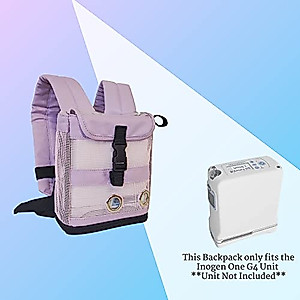 O2totes Ultra LightWeight Backpack Fits The Inogen One G4/OxyGo Fit/Lightest Backpack for The Inogen One G4, under 10 ounces WILL ONLY FIT THE INOGEN ONE G4: IO-400