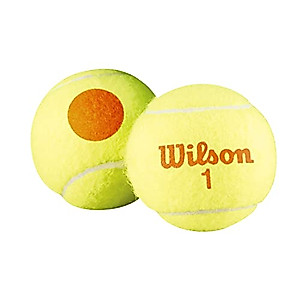 WILSON Sporting Goods Starter Orange Tennis Ball - 48 Pack,WRT13730B