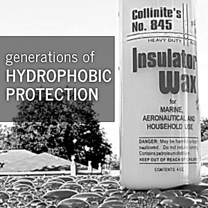 Collinite No. 845 Insulator Wax with Microfiber Towel & Applicator Combo