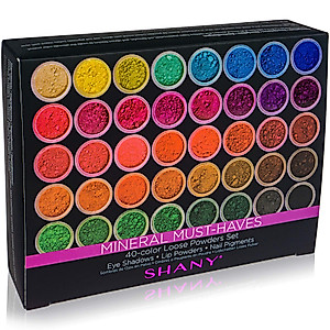 SHANY Eye Sparkle/Eye shadow Loose Powder - Set of 40 Colors(Pack of 1)