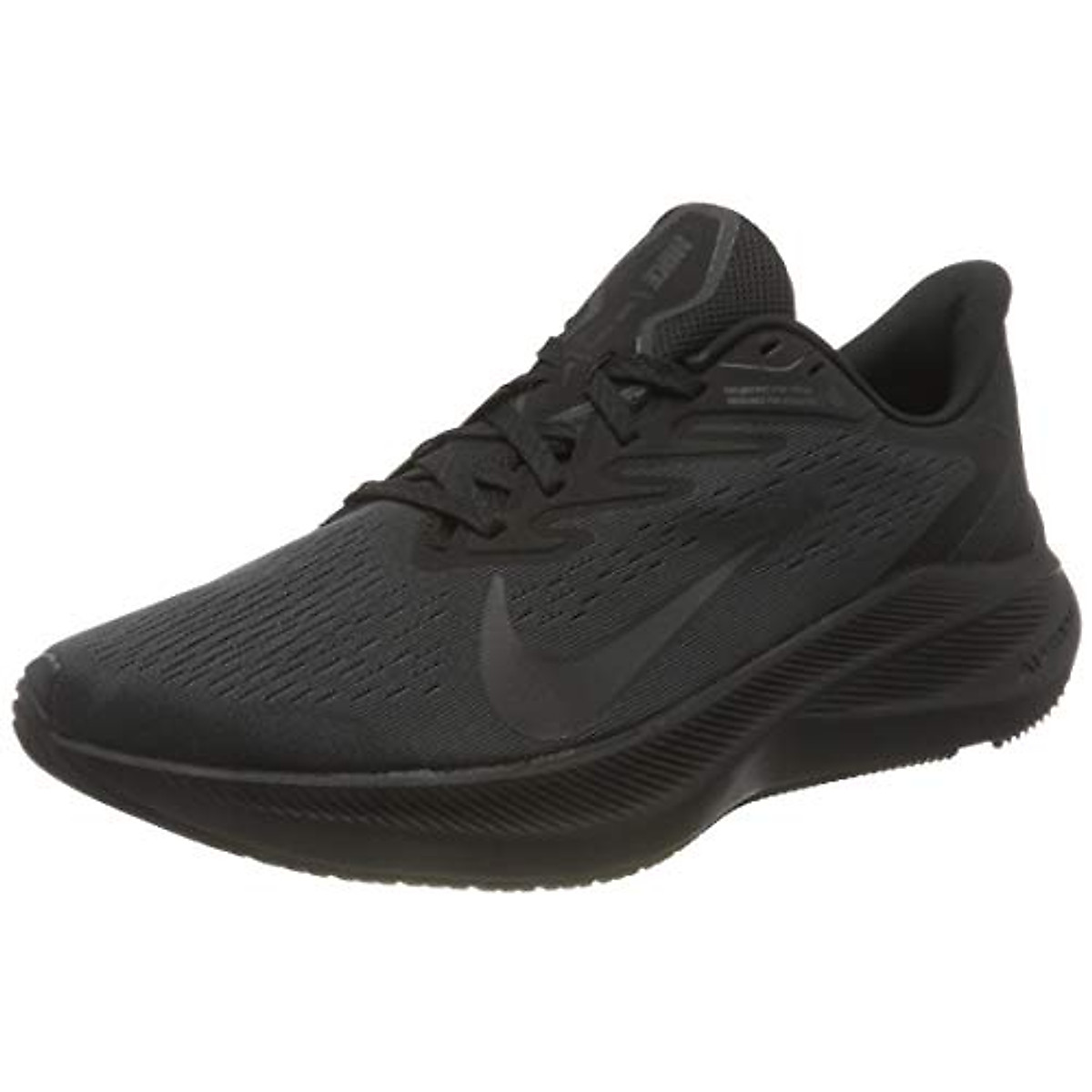 NIKE Women's Running Shoe, Black Black Anthracite, 8