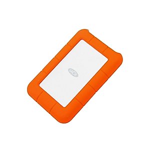 LaCie Rugged Mini USB 3.0 / USB 2.0 1TB External Mobile Hard Drive 301558 with Ivation Compact Portable Hard Drive Case