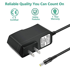 New Adapter for Casio Keyboards SA-46 SA-47 SA76 SA-77 SA-78 LK-120 LK-125 LK-127 LK-160 LK-165 LK-240 LK-247 LK-280 CTK-240 CTK-245 CTK-1100 CTK-1150 CTK-1200 CTK-2080 CTK-2300 Power Supply Charger