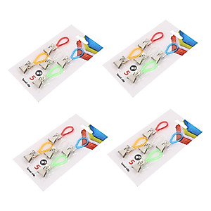 GREENADSCAPE 20pcs Metal Towel Clip Towel Hooks Drapery Hooks for Curtains Curtain Hooks for Drapes Hanging Hook Clips Quilt Hanging Universal Clips Beach Towel Rack Curtain Clips Bathroom PVC