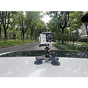 ULIBERMAGNET Magnetic Action Camera Mount,Solid Aluminum Magnetic Mount Tripod with Mini Ball Head,Strong Rubber Coated Magnet with 1/4’’-20 Male Thread Stud for Mobile Camera,GoPro,Security Camera