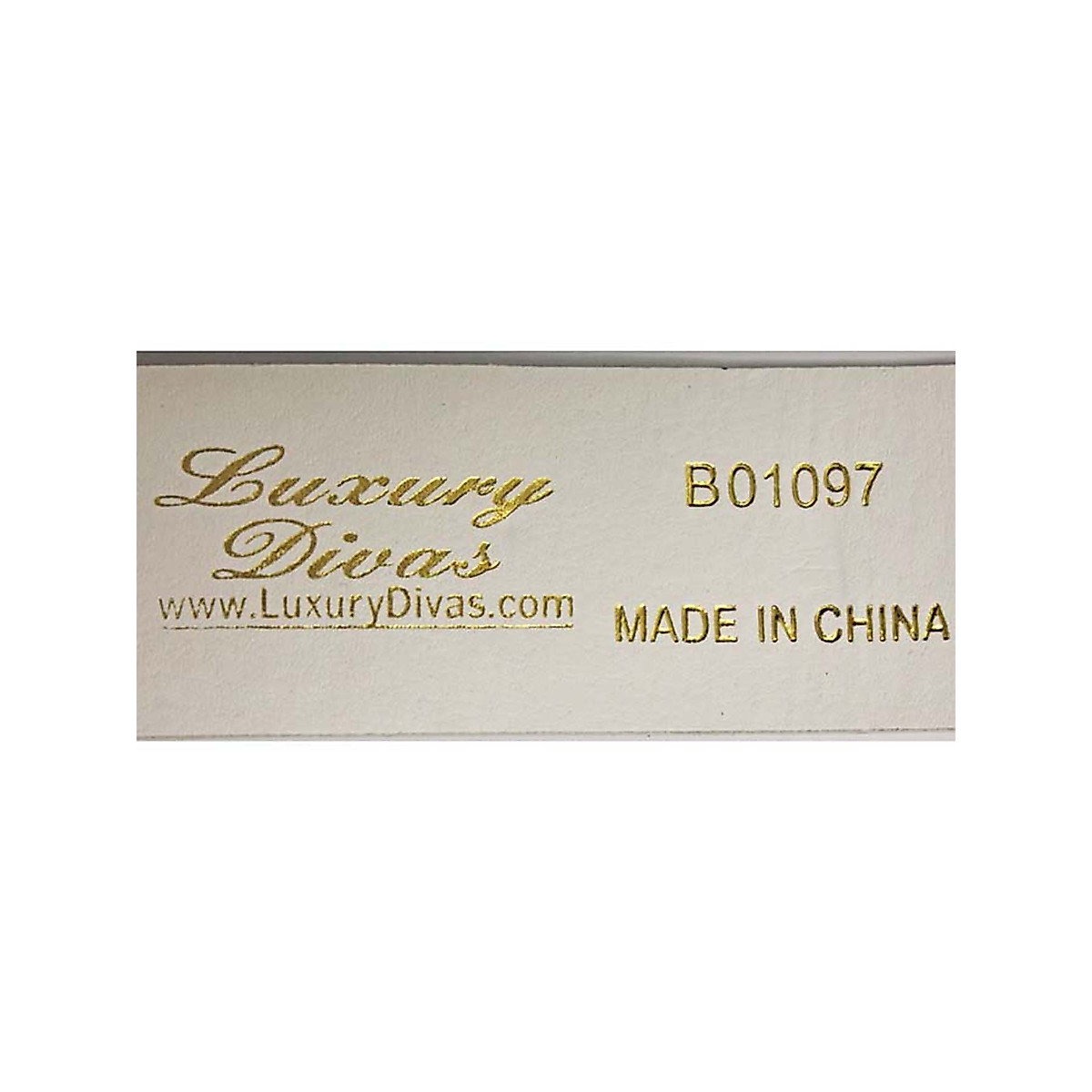 Gorgeous Rhinestone Studded Fancy White Belt Size XX-Large(46-48)