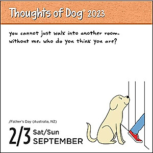 Thoughts of Dog 2023 Day-to-Day Calendar
