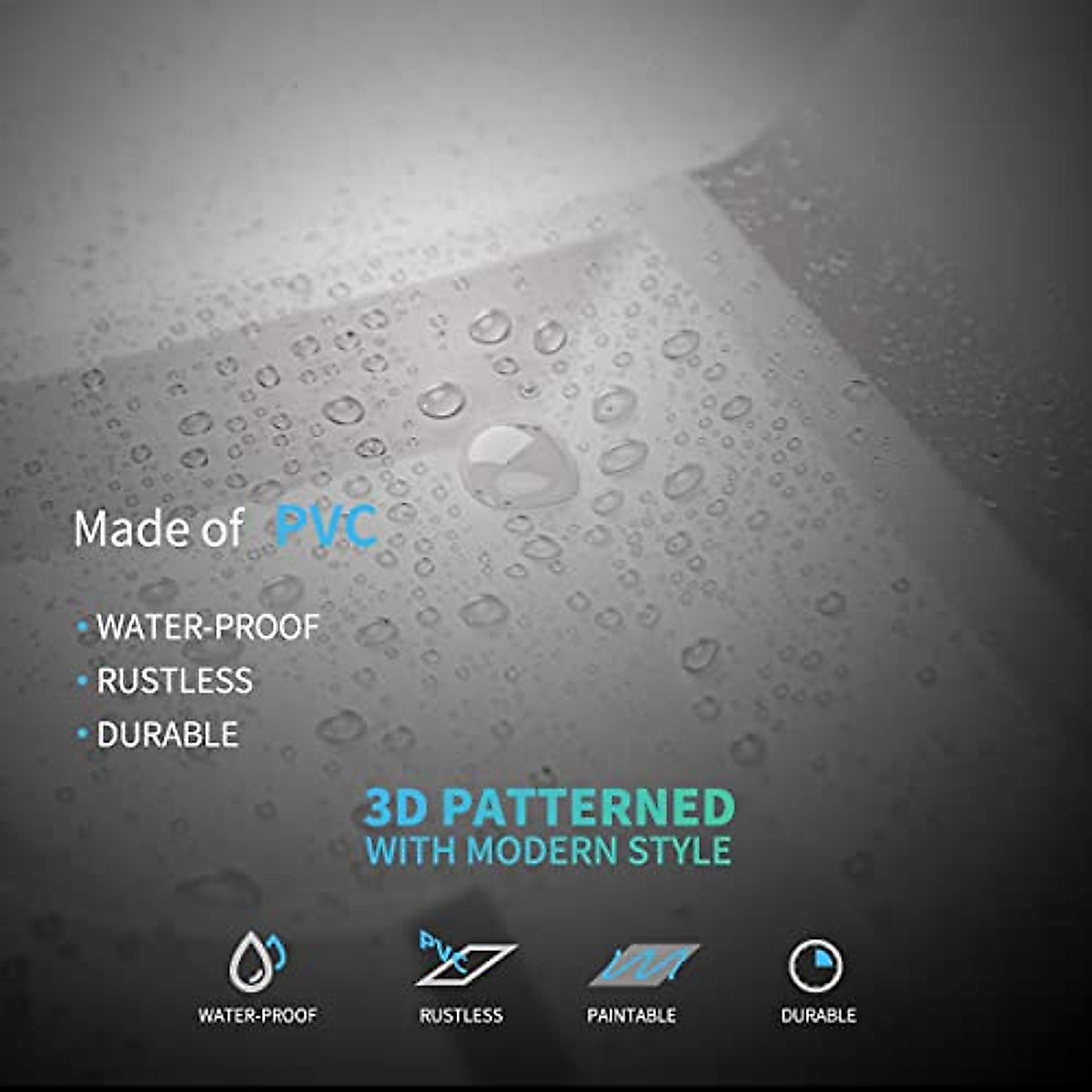 Art3d Drop Ceiling Tiles 24x24, Pack of 12pcs in White