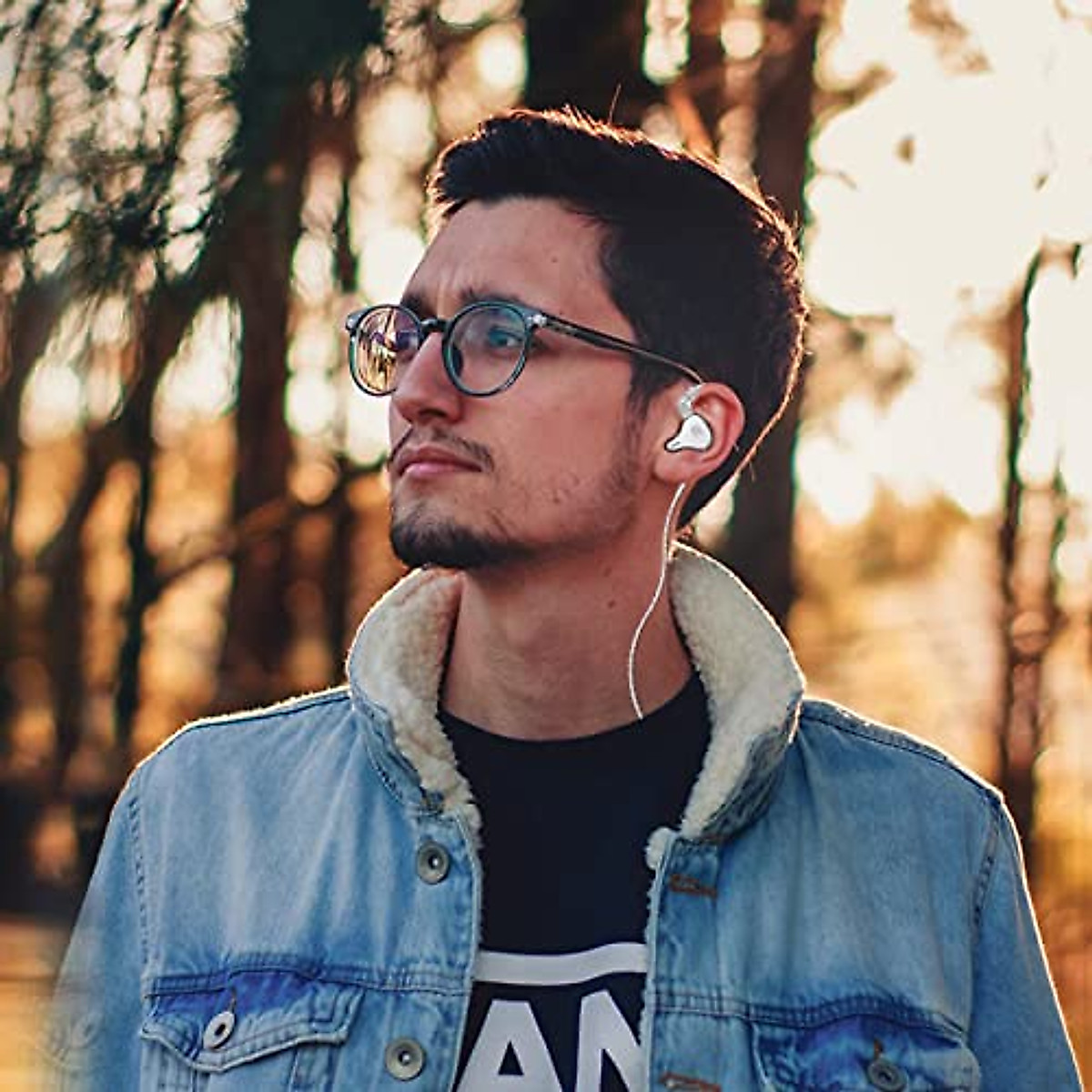 KZ DQ6 Wired Earbuds Noise Cancelling Earbuds with Microphone HiFi Bass Earphones with Detachable Tangle-Free Cable 2Pin (Silver)