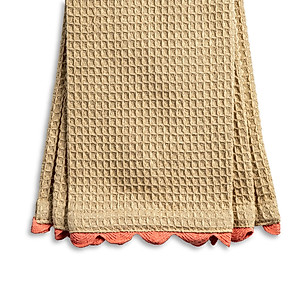 DEMDACO Floral Pink Extra 68 Inch Long Cotton Blend Over The Shoulder Kitchen Towel Boa