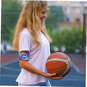 VANZACK 4 Pcs Armband Goalkeeper Kit Youth Captain Band Captain Hand Band Captain Arm Bands Captain for Soccer Running Equipment Soccer Training Fitness Polyester Adjustable