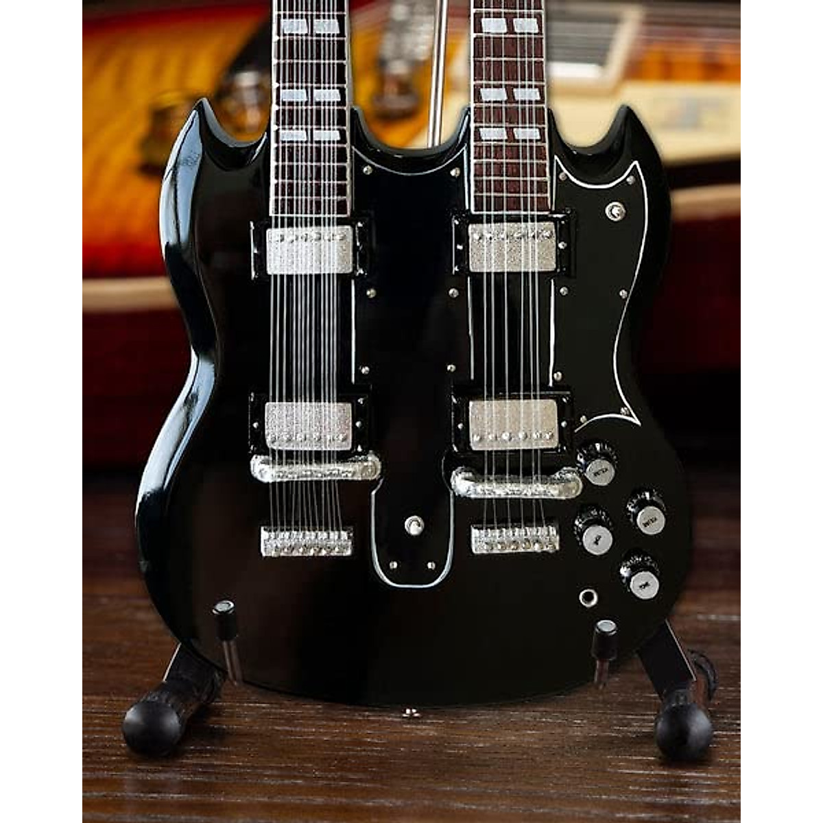 AXE HEAVEN Slash LP Standard Appetite Burst 1:4 Scale Mini Guitar Collectible