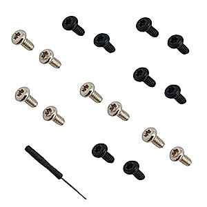 Studio 3 Headband Screws Replacement for Beats Studio 3 Headband Replacement,Beats Studio 1.0, Beats Studio 2 Headband Screws 16pcs (8pcs Black+8pcs Silver)
