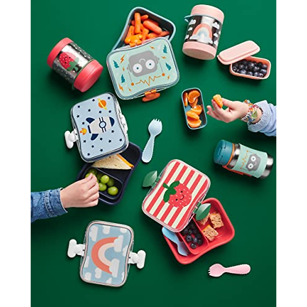 Skip Hop Insulated Baby Food Jar, Sparks, Rainbow