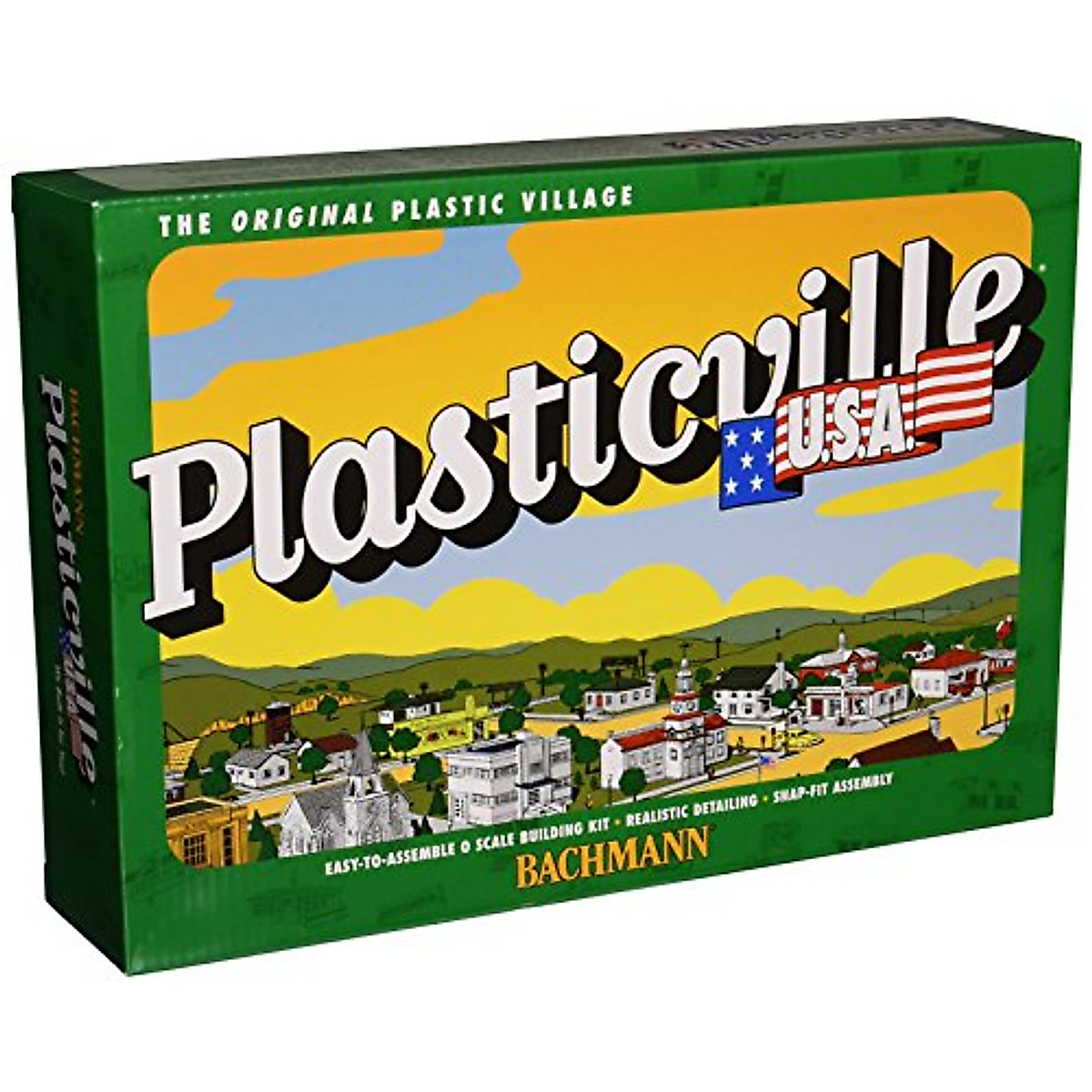 Bachmann Trains - PLASTICVILLE U.S.A. BUILDINGS – CLASSIC KITS - CATHEDRAL - O Scale