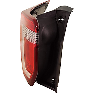 Evan Fischer Driver Side Tail Light Compatible with 2016-2019 Ford Explorer & 2016-2019 Police Interceptor Utility - FO2800251