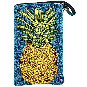 Bamboo Trading Company SHB446 Pineapple Crush Club Bag, 7-inch Height, Multicolor