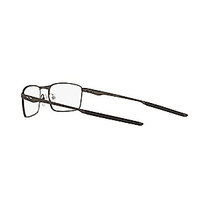 Oakley Men's Ox3227 Fuller Rectangular Prescription Eyeglass Frames, Satin Lead/Demo Lens, 55 mm