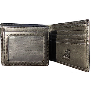 Mt. Eston RFID Blocking Trifold Bifold Mens Wallet, 18 Pocket Extra Capacity