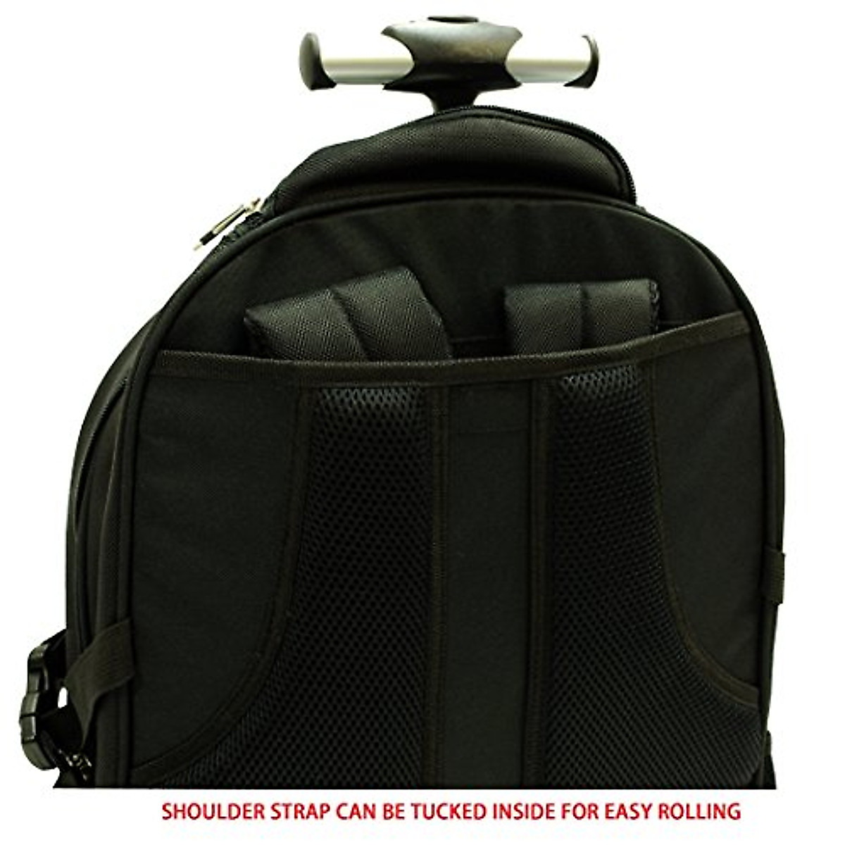 "E-Z Roll" Brand High-end 19 in. Laptop Rolling Backpack/Wheeled Backpack