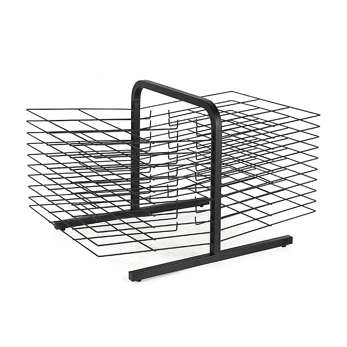 Drying Racks,Tabletop Art Drying Rack, Metal Steel Double Sided Wire Drying Rack Artwork Storage Display Rack for Classrooming Crafts, 20 Shelves, 25.6 X 17.7 X 16.5 Inches