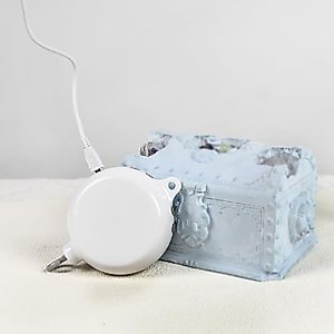 HLEEDUO Crib Mobile Motor Music Box,Nursery Mobile Device Built-in Memory Card to Download Music,Arbitrary Volume,Portable Sound Machine Mobile Spinner