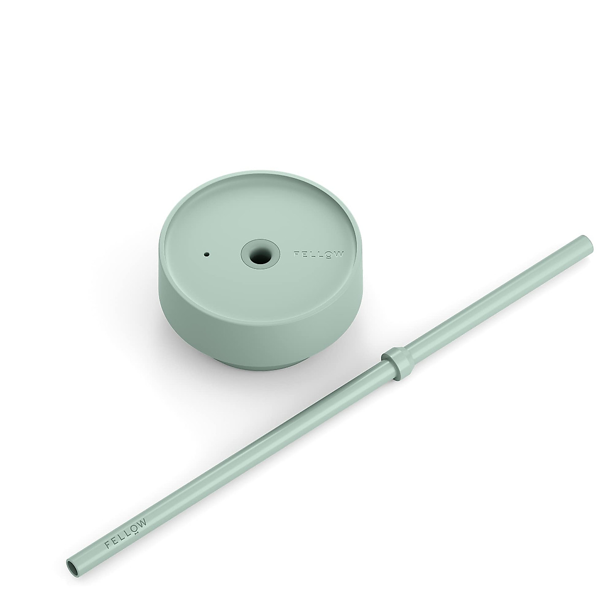 Fellow 16 oz Carter Cold Travel Mug for Water, Iced Tea, Coffee, Smoothies, Iced Coffee & more - Stainless Steel Vacuum-Insulated Iced Coffee tumbler with Spill Resistant lid and straw - Mint Chip