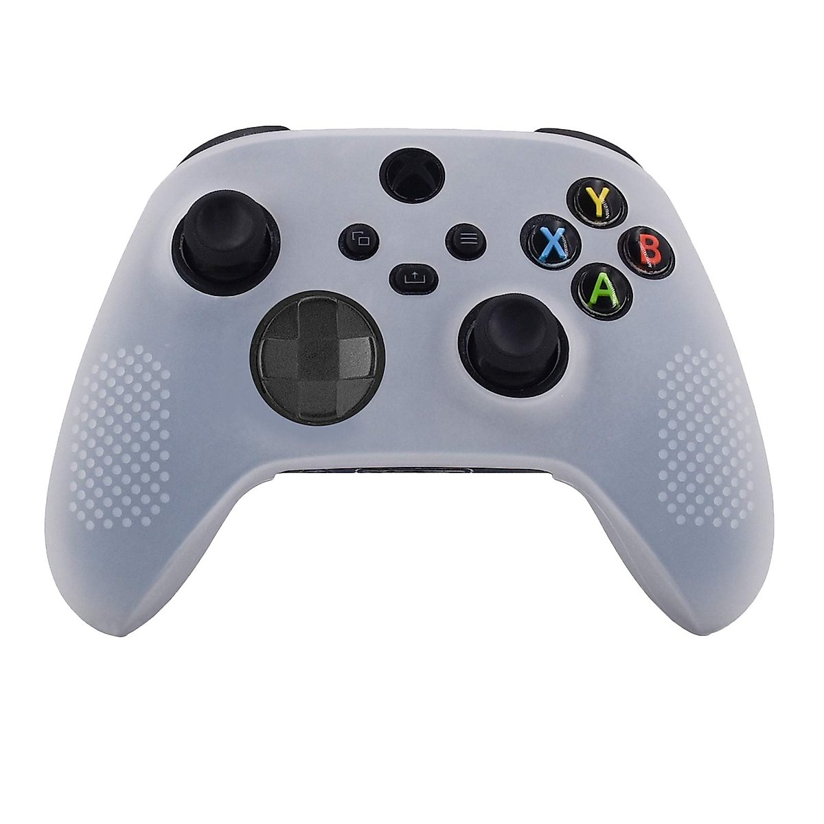 X Series X Controller Skin,Hikfly Controller Cover Compatible with Xbox Series X/S Controller Grips Case Non-Slip Studded Silicone Controller Cover with 4pcs Thumb Grips Caps(Red)
