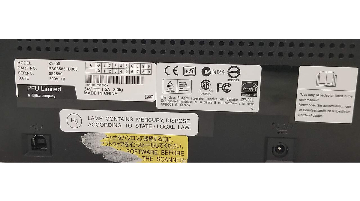 Fujitsu ScanSnap S1500: Quick Sheet-Fed Scanner for PC