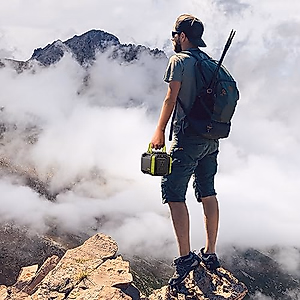 MARBERO Portable Power Station 150Wh Camping Solar Generator Laptop Charger with 110V 150W Peak AC Outlet, DC Ports, USB Ports LED Flashlights for CPAP Home Camping Emergency