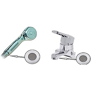 Black 20 pcs Silicone Washer Silicone Filter Gasket for Shower Head Water tap Faucet (Black 10 Pcs)