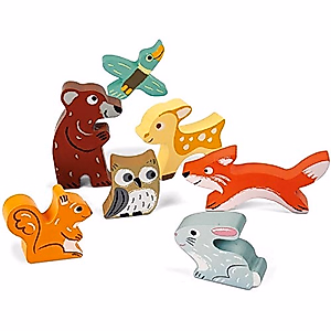 Janod Forest Chunky Puzzle - 7 Pieces - Ages 18 Months+ - J07023