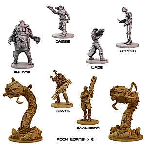 Battle Systems - Core Space First Born - Sci-Fi Miniatures Board Game - Cyberpunk 28mm Science Fiction Figures for 40K Wargame - Tabletop Modular 3D Gaming Terrain - (First Born Starter Set)